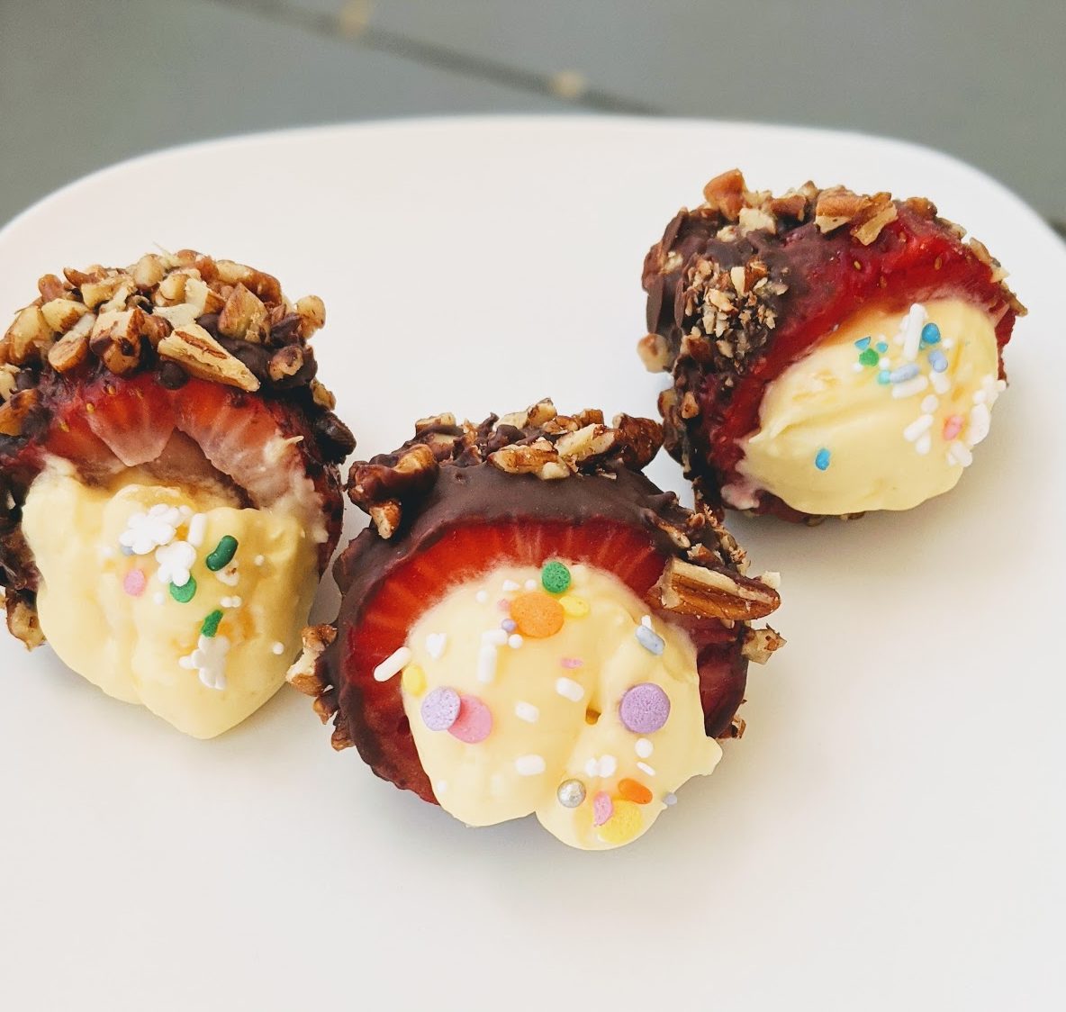 Stuffed Strawberry Splits - VeryVera Cooking Camp