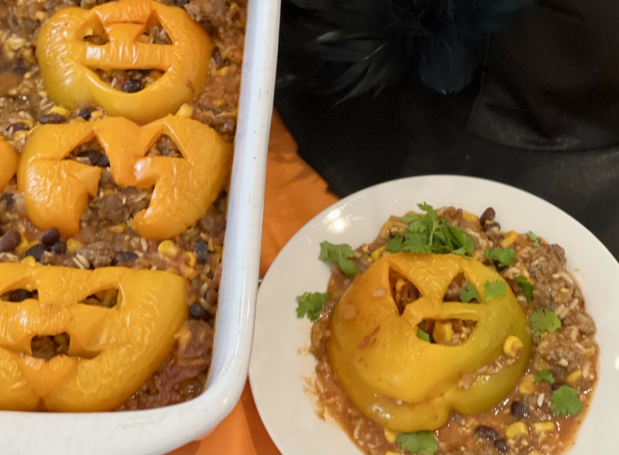 Spooky Stuffed Peppers - VeryVera Cooking Camp