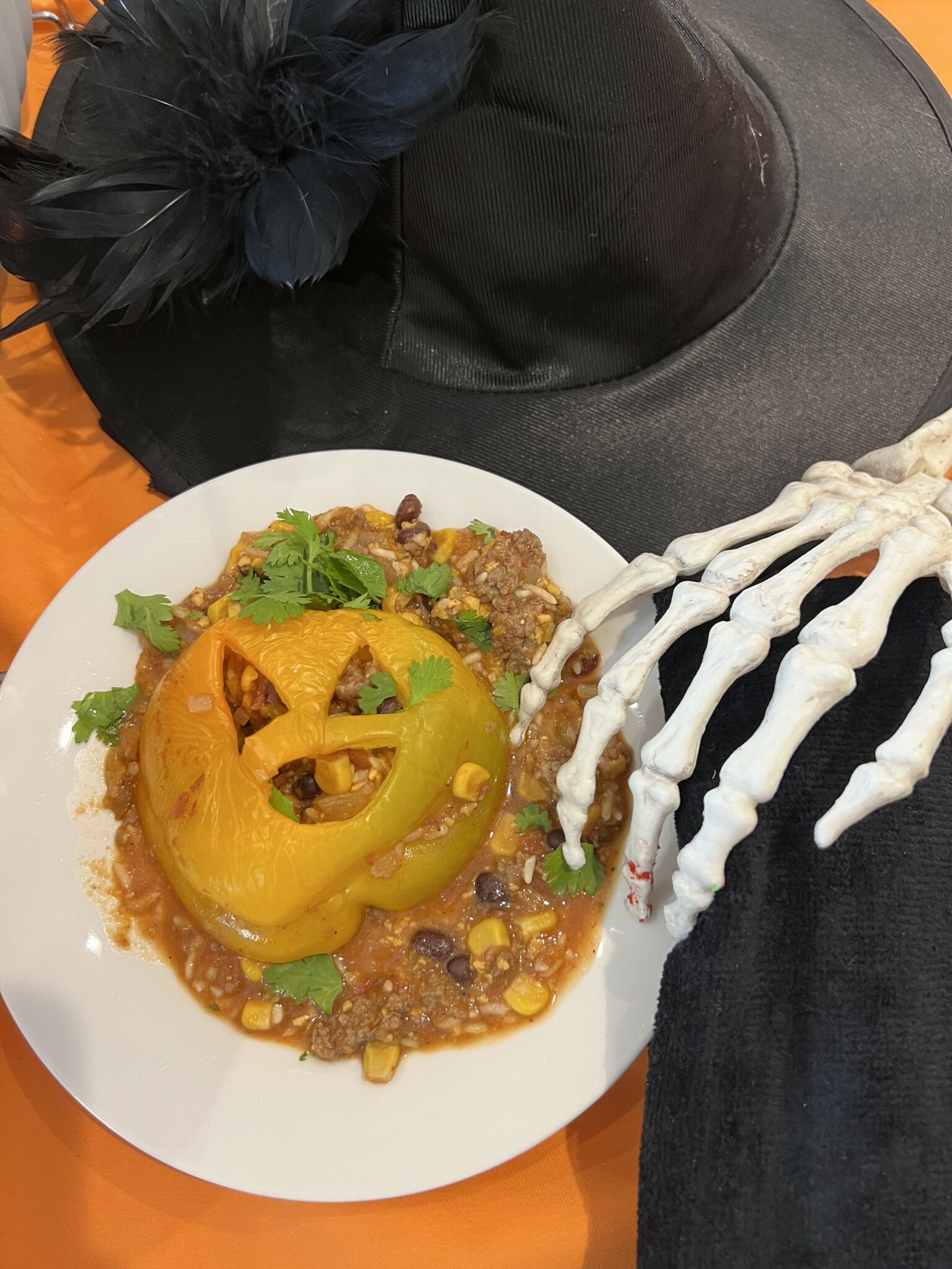 Spooky Stuffed Peppers - VeryVera Cooking Camp